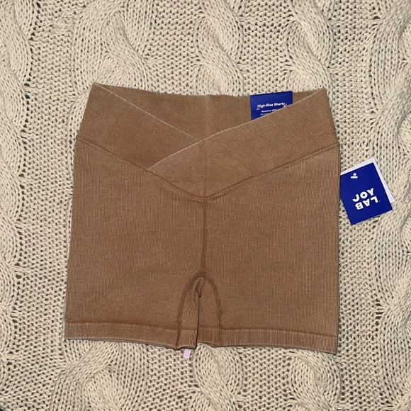 JoyLab | Shorts | Joylab Bike Ribbed Shorts Cross Waistband | Poshmark